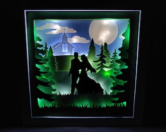 Wedding Light Box - Etsy