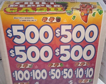 Pull Tabs Tickets Gambling - Etsy