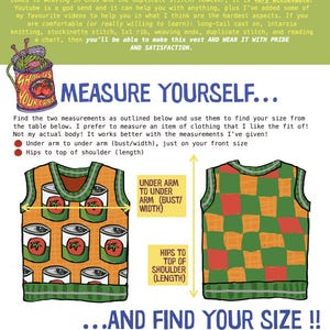 TOMATO CANS Sweater Vest Knitting Pattern - Etsy