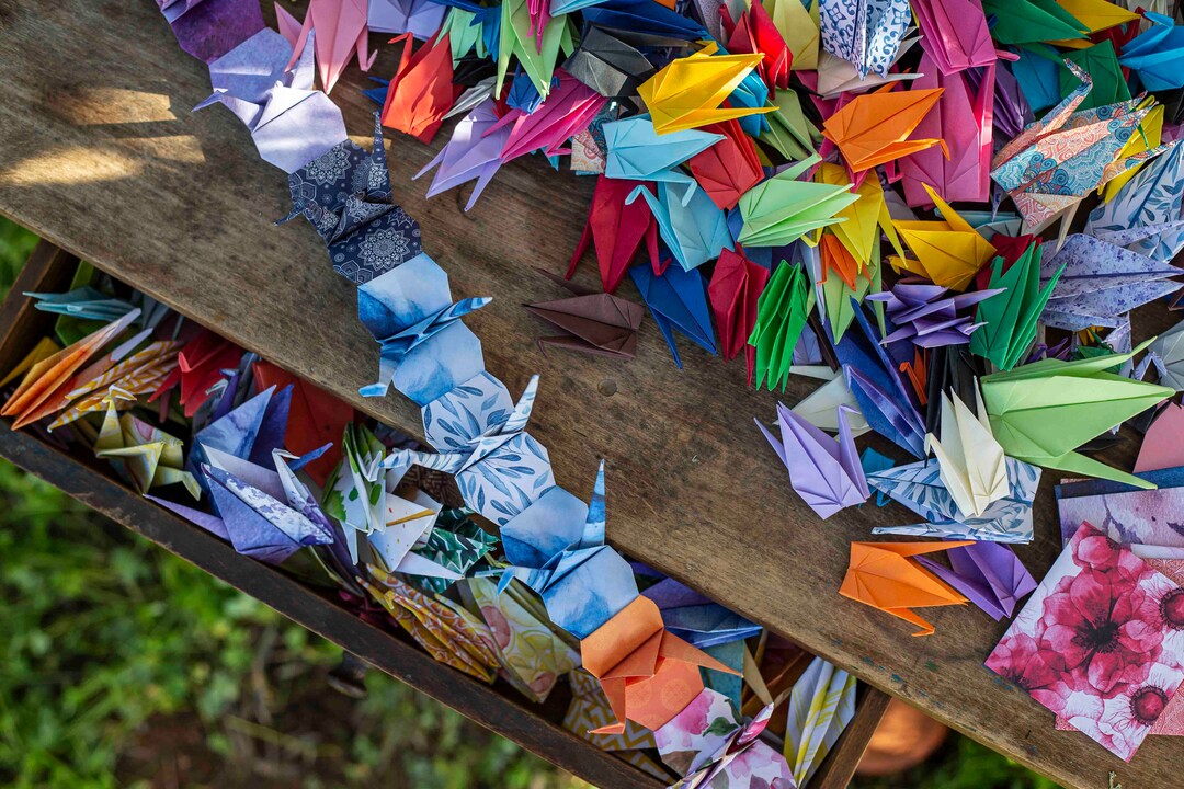 33 Origami Cranes in All Colors - Etsy