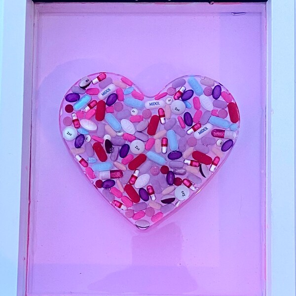 Purple Heart Shadow Box - Etsy