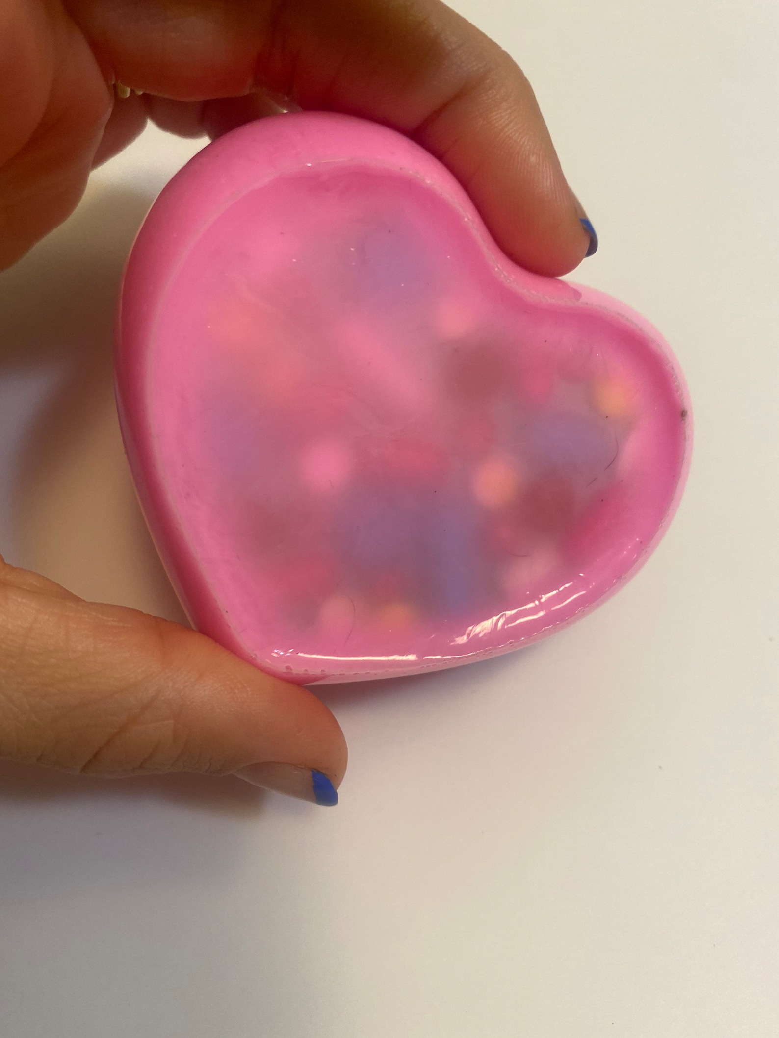 Pink Pill Resin Heart Shaped Mini Trinket Dish - Etsy