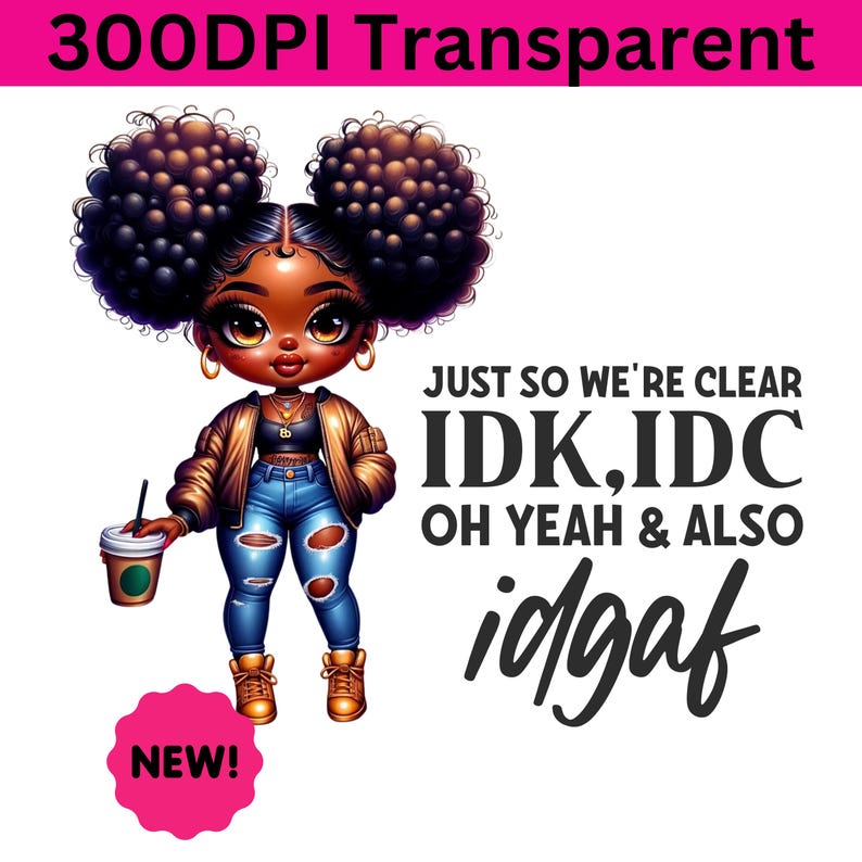 Funny Saying Afro Puff Girl Png Sublimation Design Download, Afro Woman ...