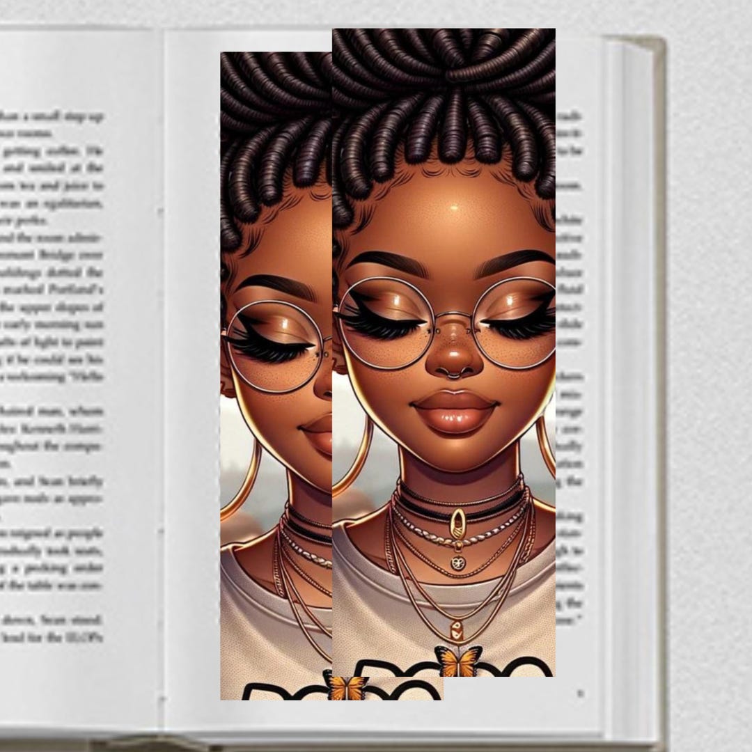 Empowered Woman Bookmark Stylish Magnetic or Laminated Bookmark ...