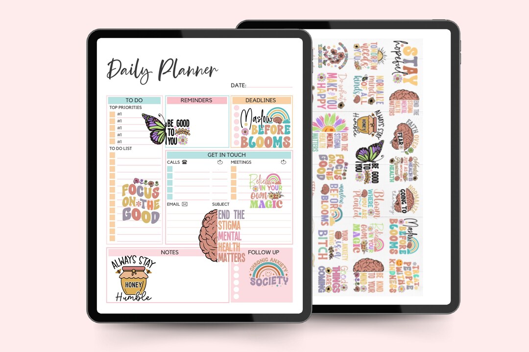 Goodnotes Stickers, Positive Affirmations, Digital Planner Stickers ...