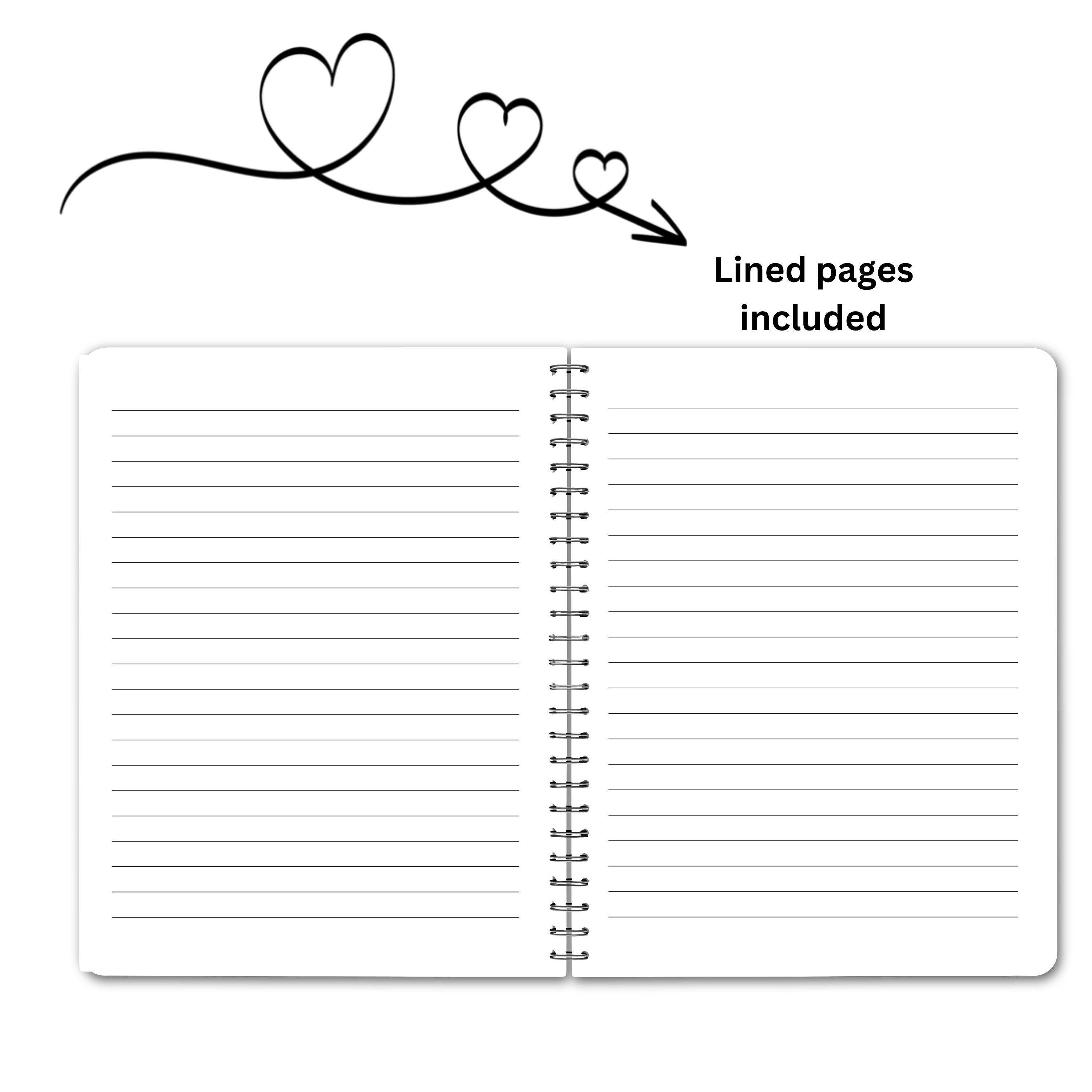 Black Woman Journal Notebook Template With Insert Pages, Instant ...