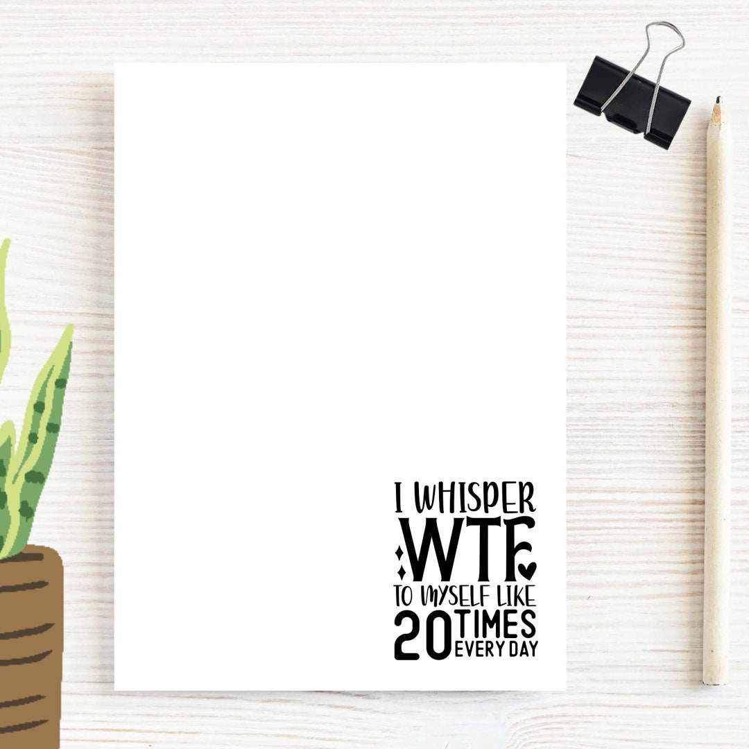 Personalized Notepad, Funny Notepad, Coworker Gift, Office Gift, Gift ...