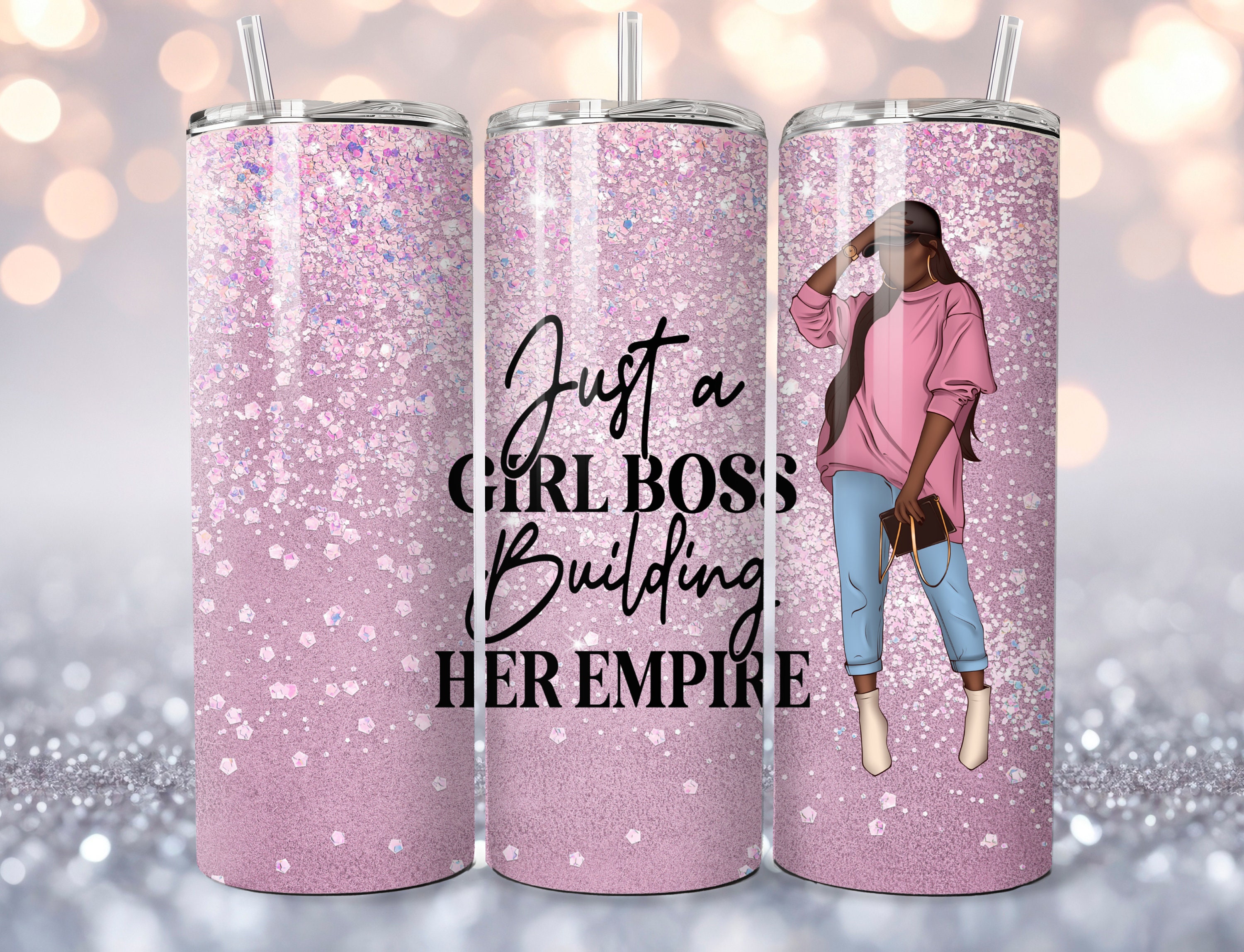 Just A Girl Boss Building Her Empire Tumbler-women's Tumbler ...