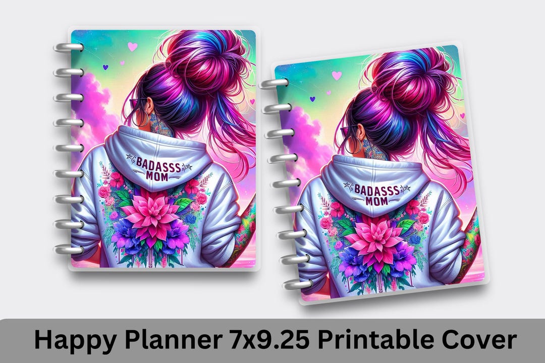 Tattoo Girl Cover Erin Condren Recollections Planner Covers Happy ...