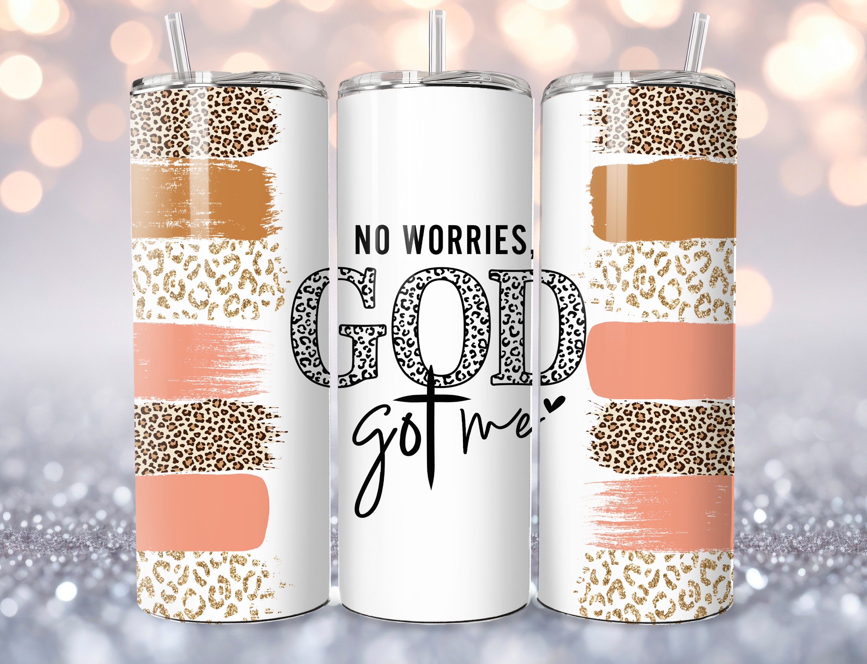 God Got Me 20oz Tumbler Sublimation Wrap, Png,bible Verse Digital ...