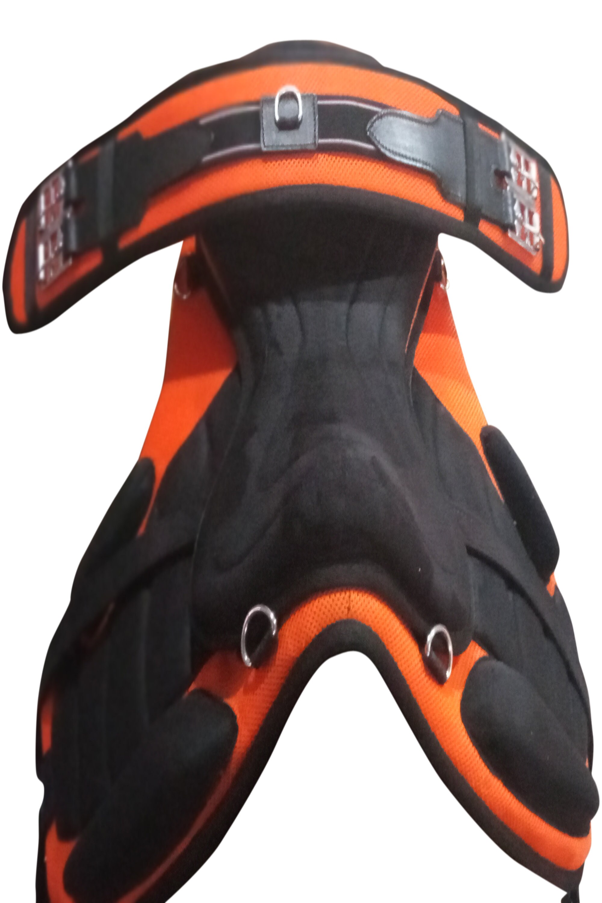 Treeless Freemax Synthetic English Horse Saddle Orange With Girth 12 ...