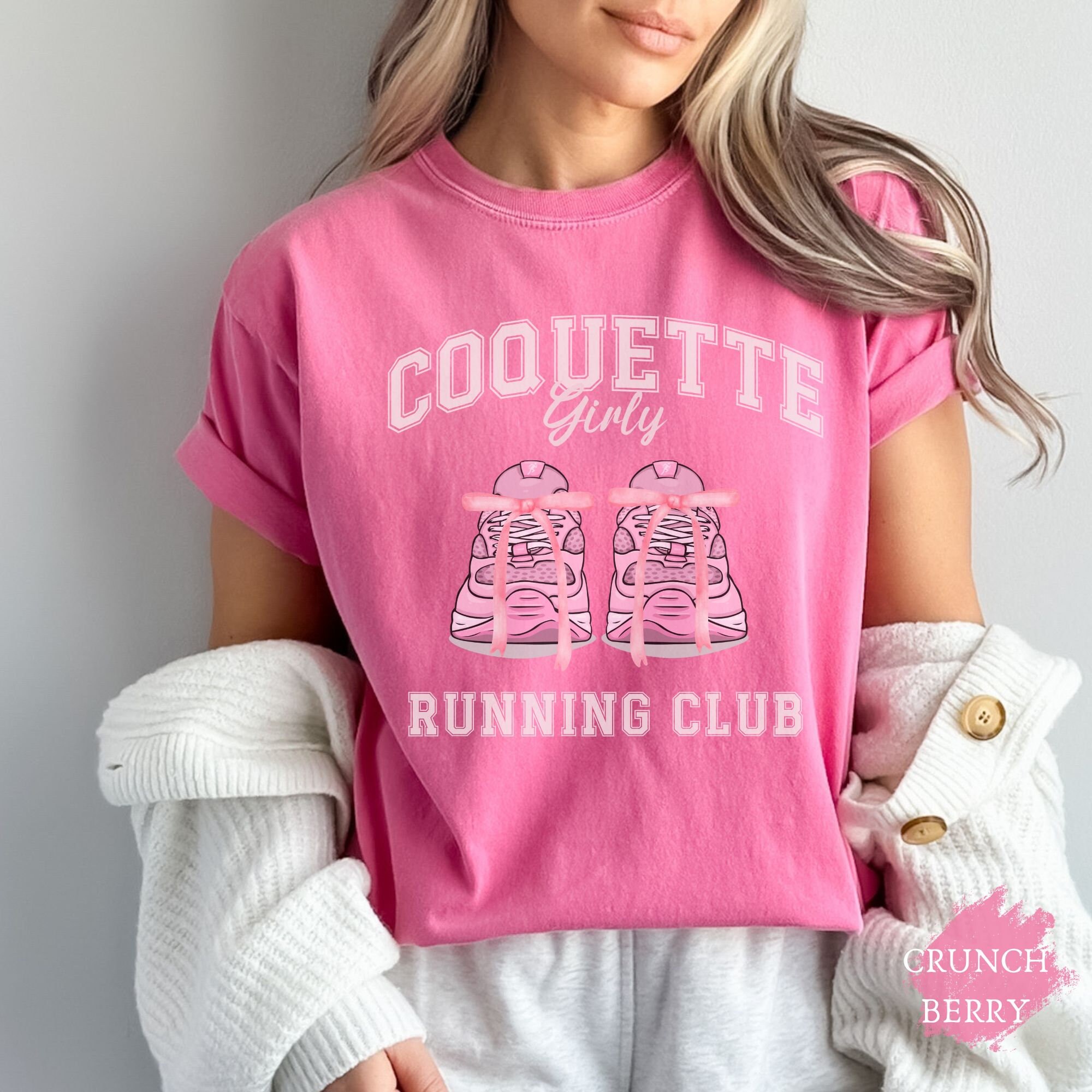 Coquette Aesthetic Running Shirt, Coquette Soft Girl Bow T-shirt ...