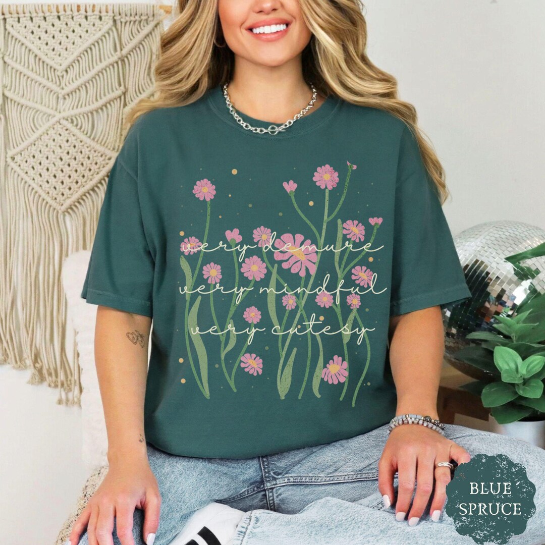 Very Demure Very Mindful Whimsical Fairy Shirt, Fairycore Forestcore ...