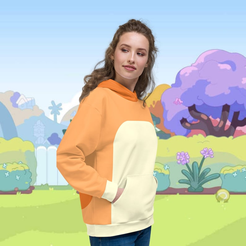 Bingo Heeler Hoodie Bluey Cosplay Blue Dog Hoodie Adult - Etsy UK