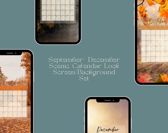 Lock Screen Calendar - Etsy