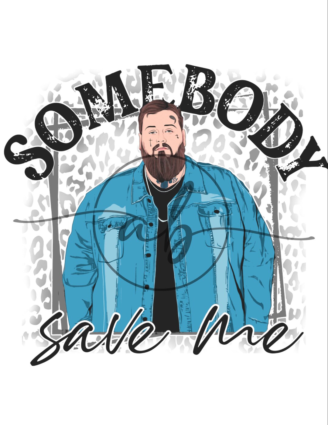 Jelly Roll PNG Somebody Save Me - Etsy