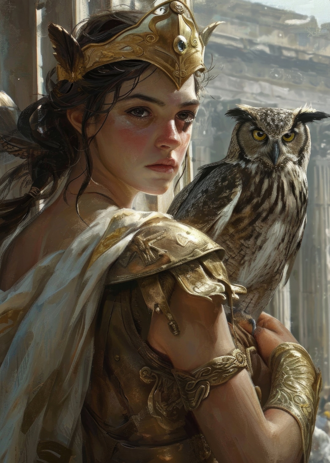 Athena - Greek Mythology Digital Art Download, Mythology Fantasy Art ...