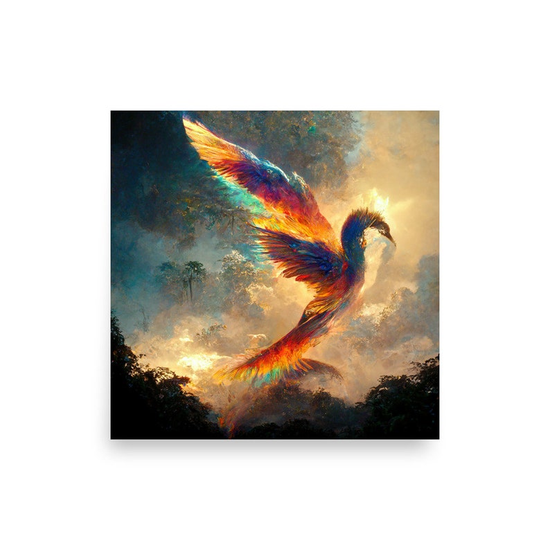 Jungle Phoenix Jungle Phoenix Poster Jungle Phoenix Print - Etsy