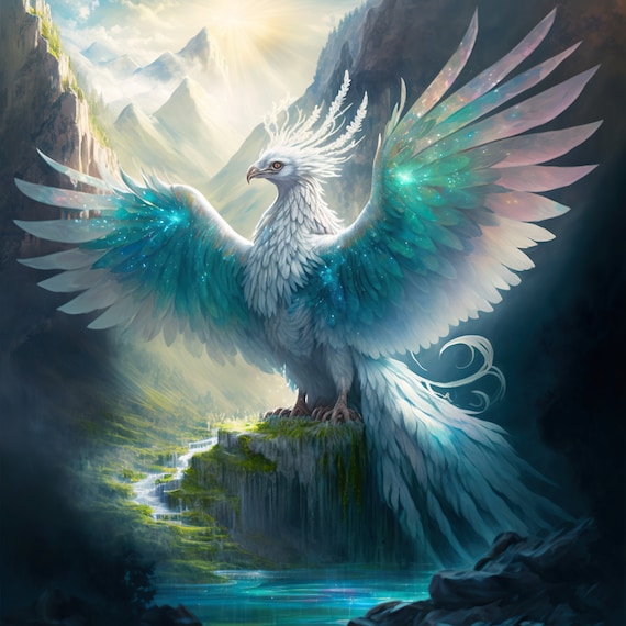 Mythical Beautiful Phoenix Wallpaper
