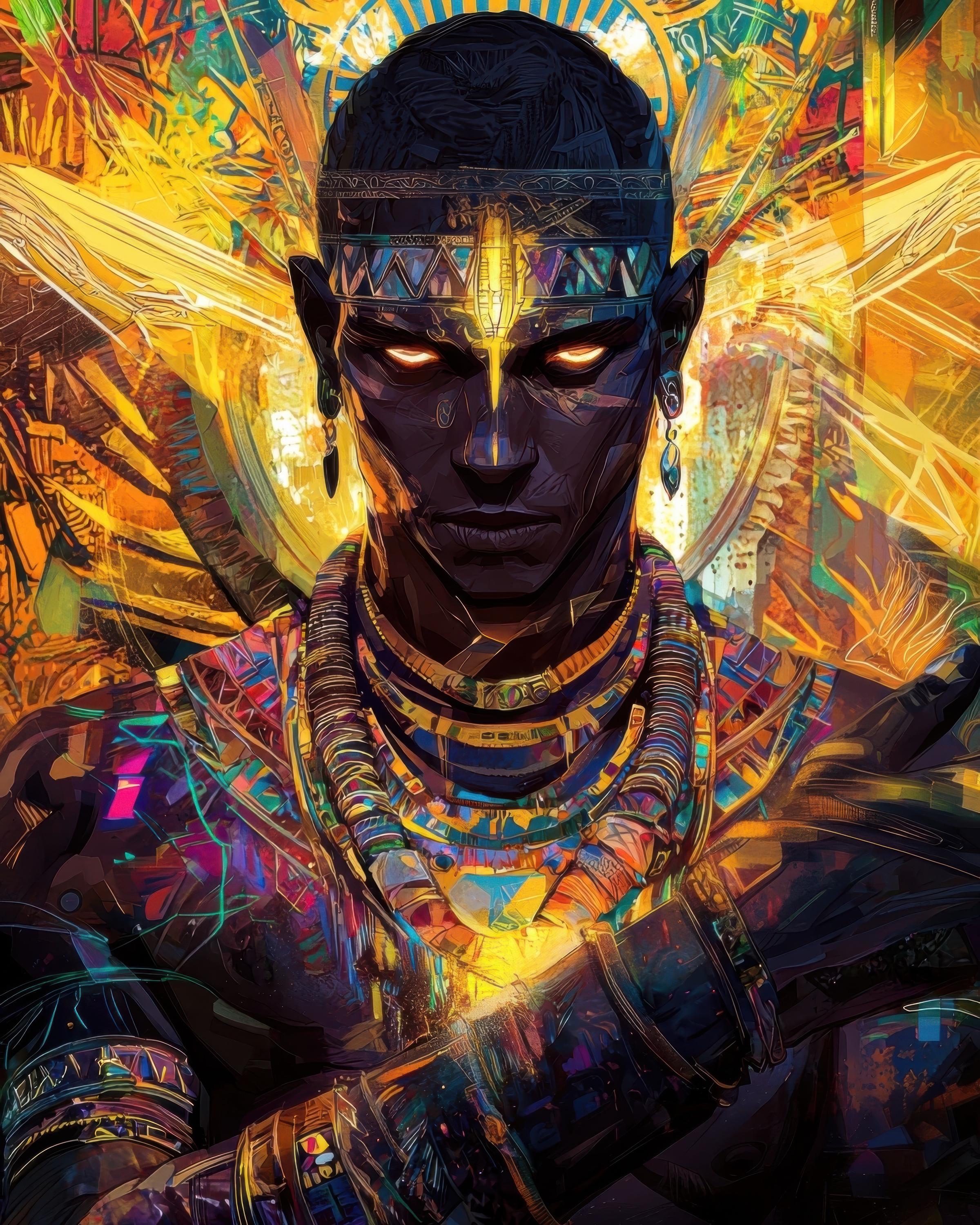 The Pharaoh - Egyptian Mythology Digital Art Download, Mythology ...