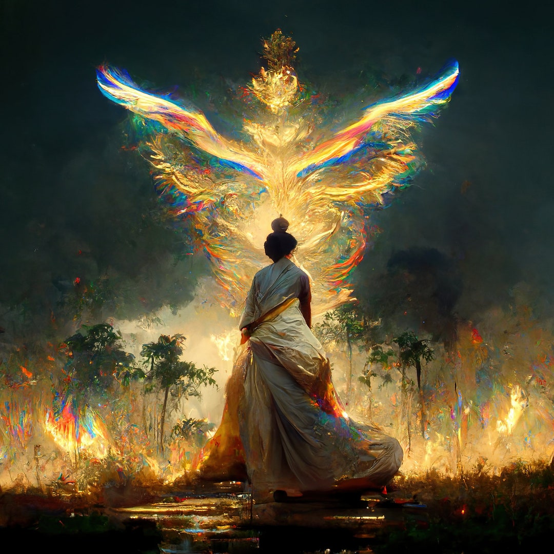 Phoenix Rising Series Digital Downloads, Instant Downloadable Wallpaper ...