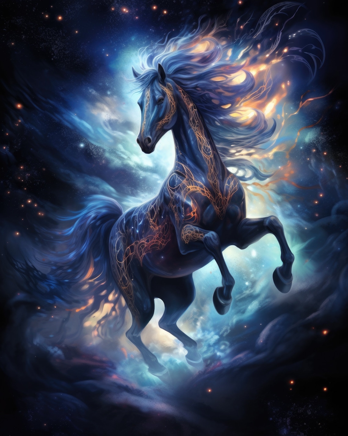 Magic Horse High Resolution Digital Wallpapers - 7 Fantasy Horses Art ...