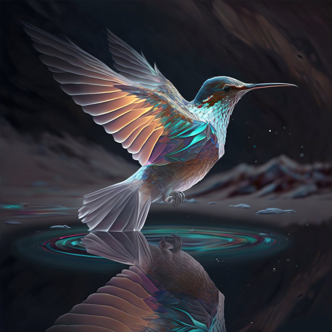 Crystal Hummingbird Download, Hummingbird Instant Downloadable ...