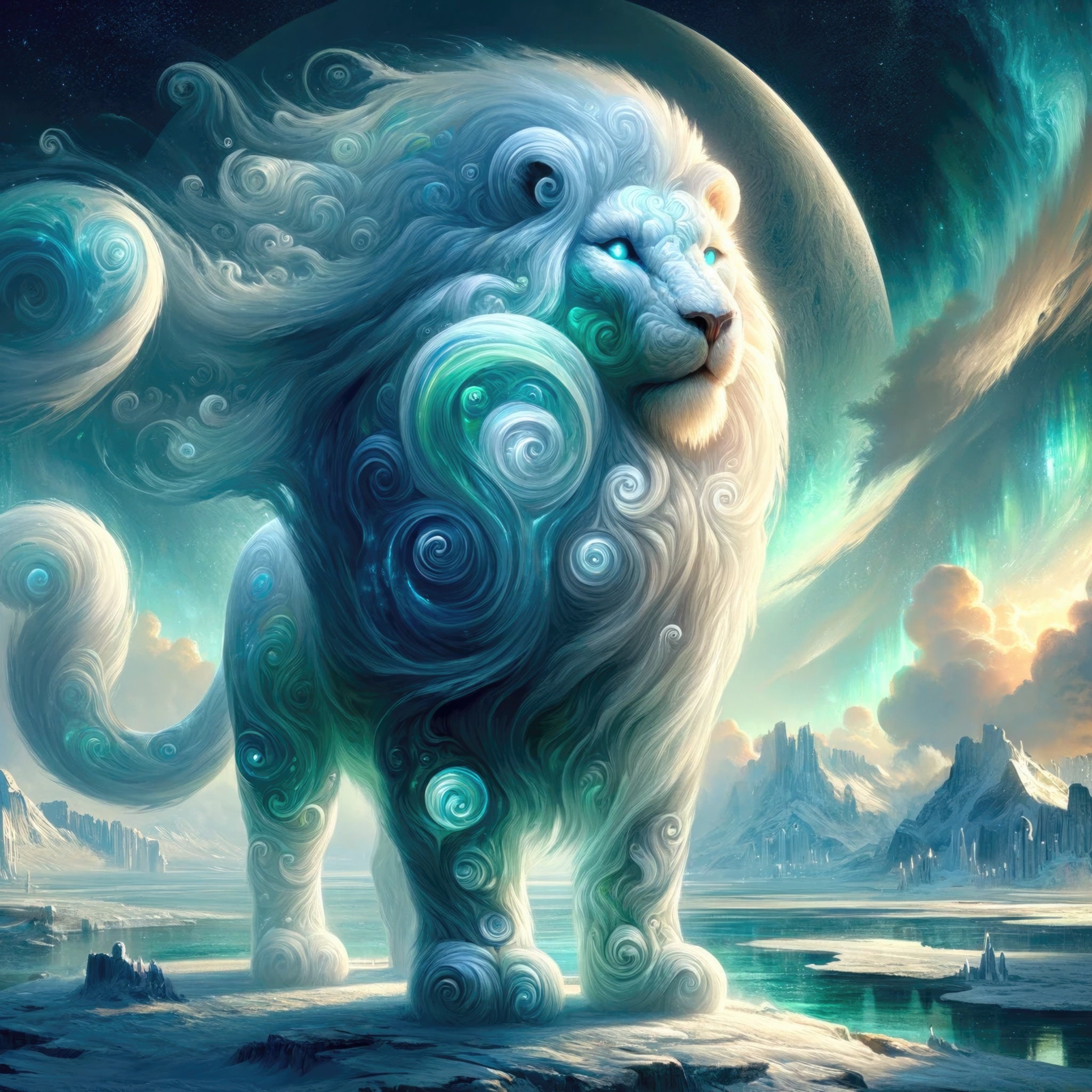 Planetary Lions High Resolution Digital Download - Etsy
