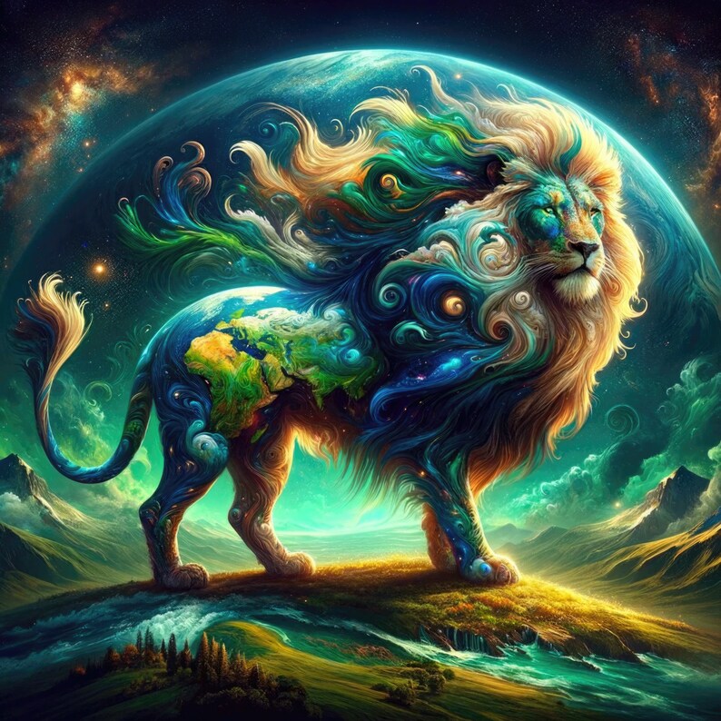 Planetary Lions High Resolution Digital Download - Etsy