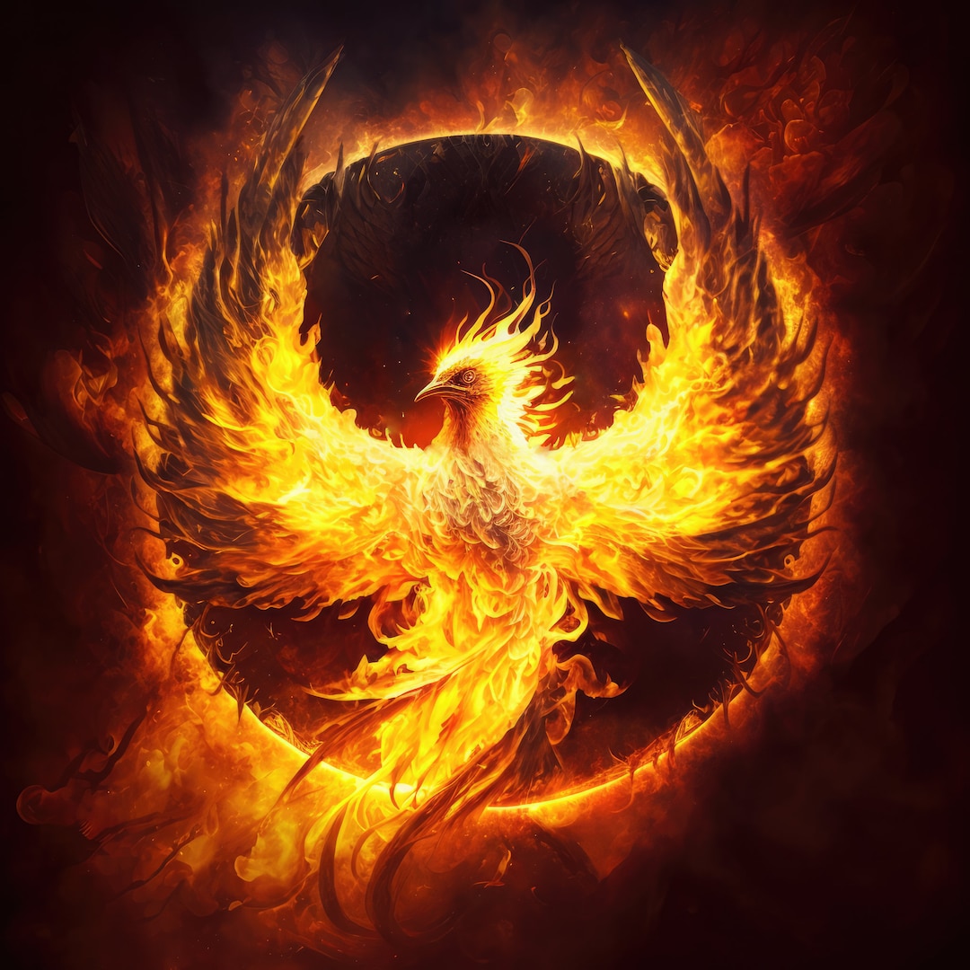 Phoenix of the Eternal Flame Download, Printable Art, Instant ...