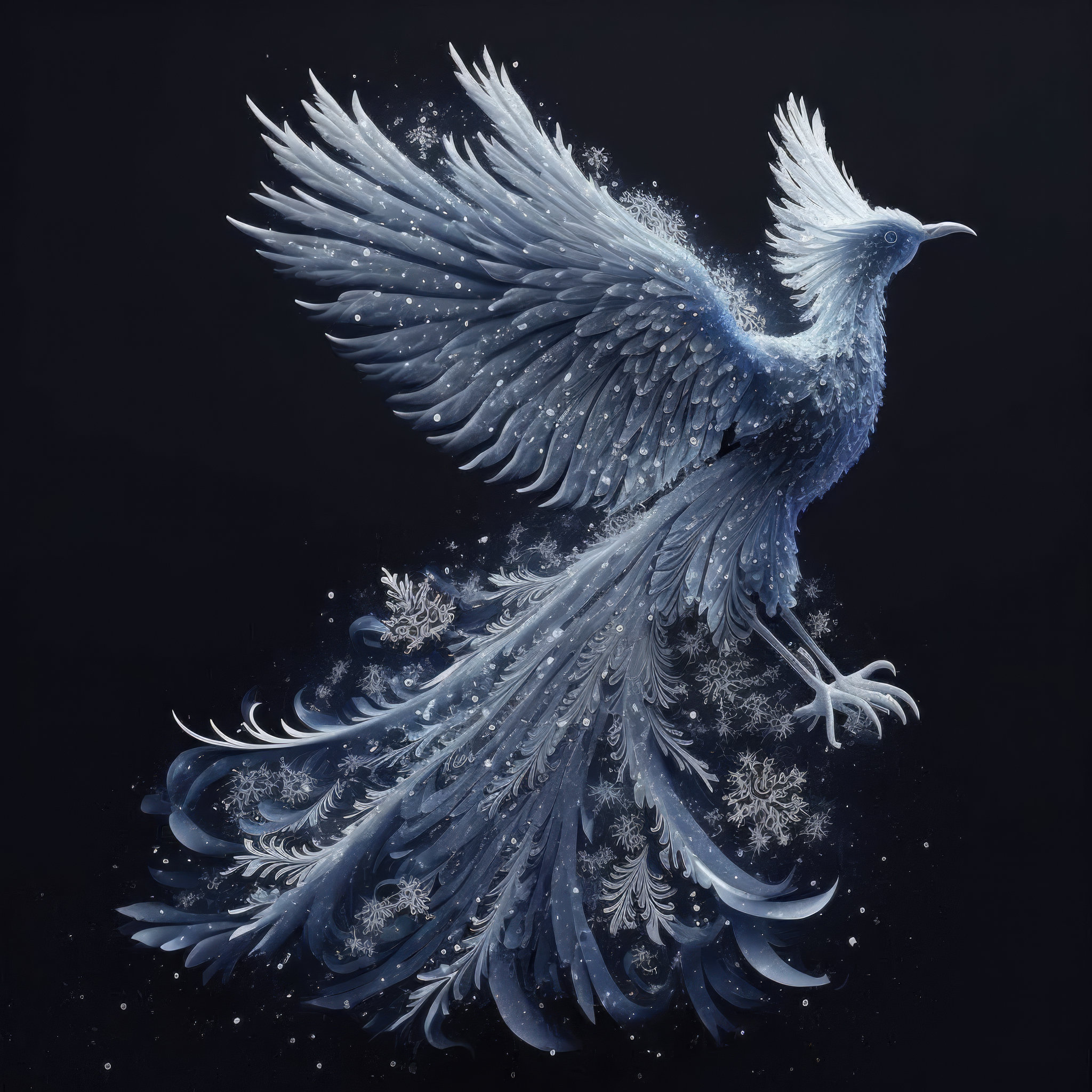 Blue Phoenix Wallpaper