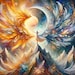 Sun and Moon: Phoenix Rising High Resolution Digital Download - Etsy