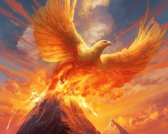 Phoenix Sigil Download, Printable Art, Instant Downloadable Wallpaper ...