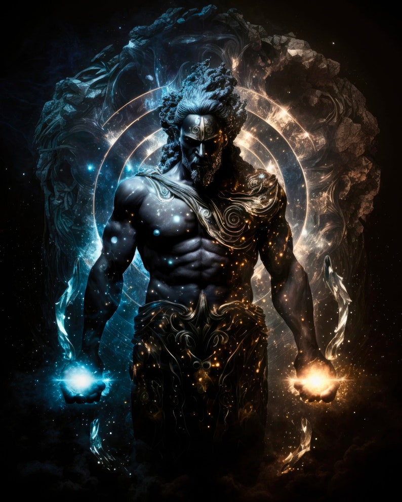 Greek Mythology Gods High Resolution Digital Download Zeus, Athena ...