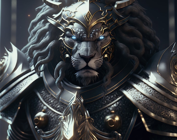 Lion General High Resolution Digital Download - Etsy