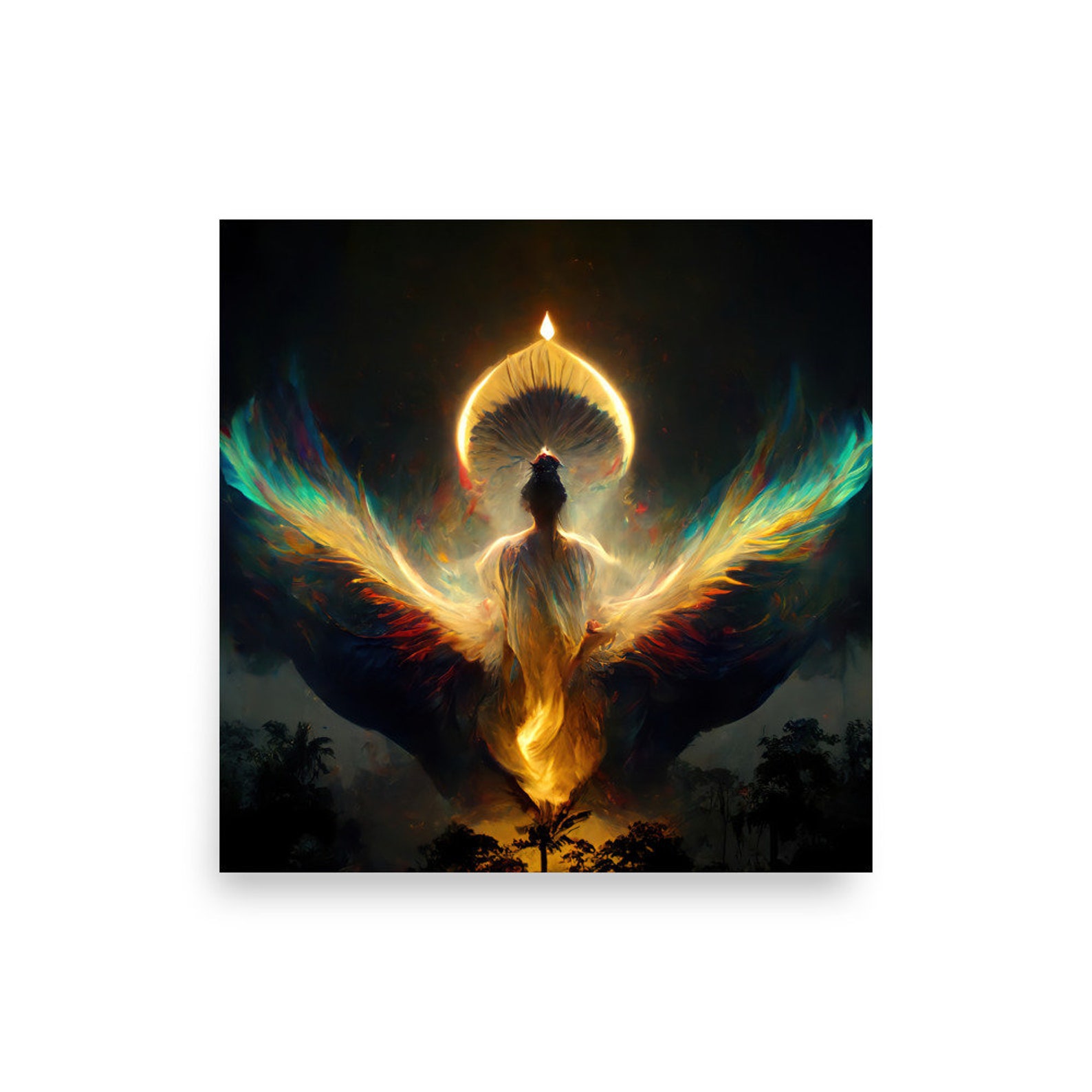 Phoenix Goddess Phoenix Goddess Poster Phoenix Goddess Print Phoenix ...