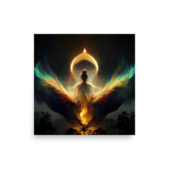 Phoenix Goddess Phoenix Goddess Poster Phoenix Goddess - Etsy