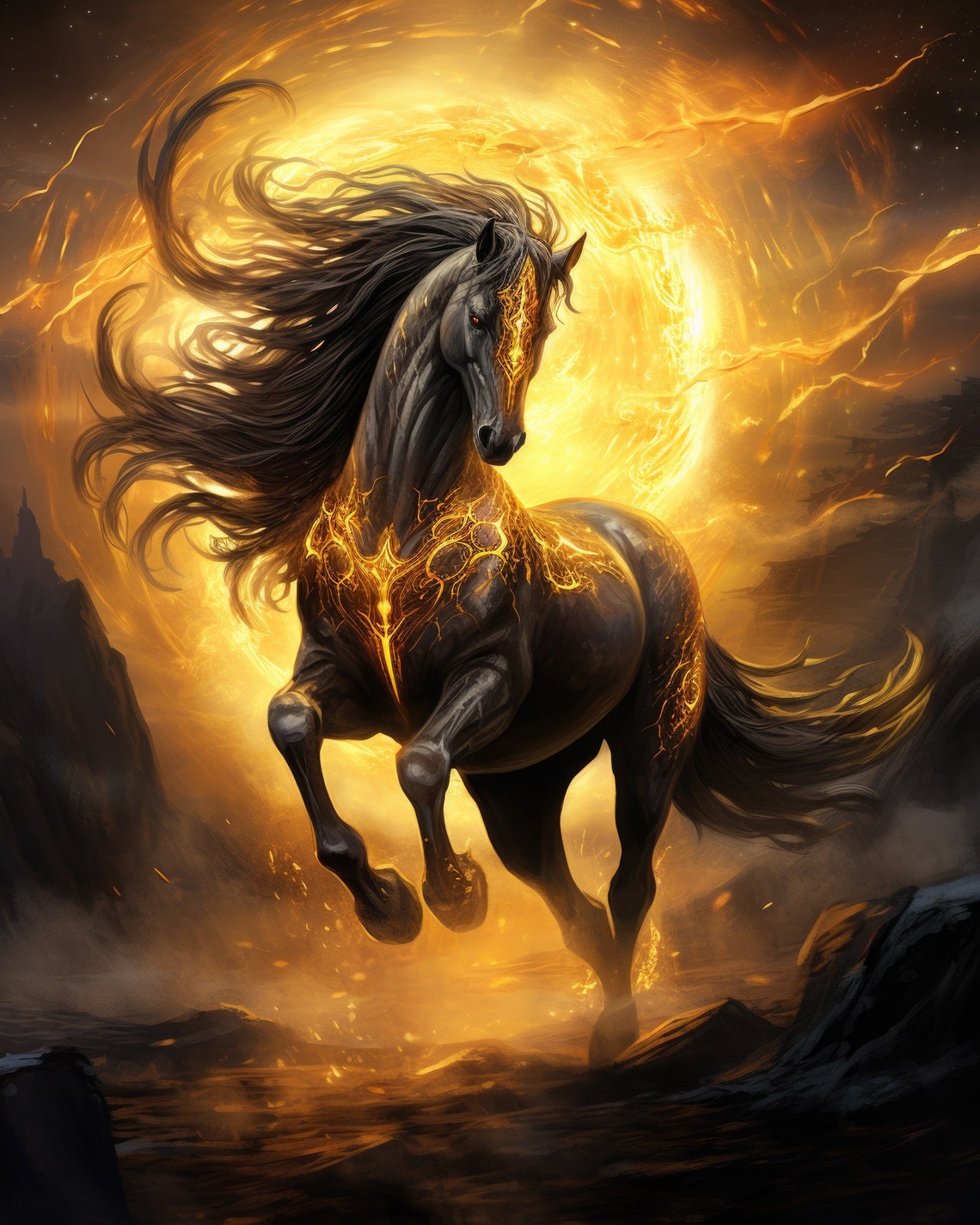 Magic Horse High Resolution Digital Wallpapers - 7 Fantasy Horses Art ...