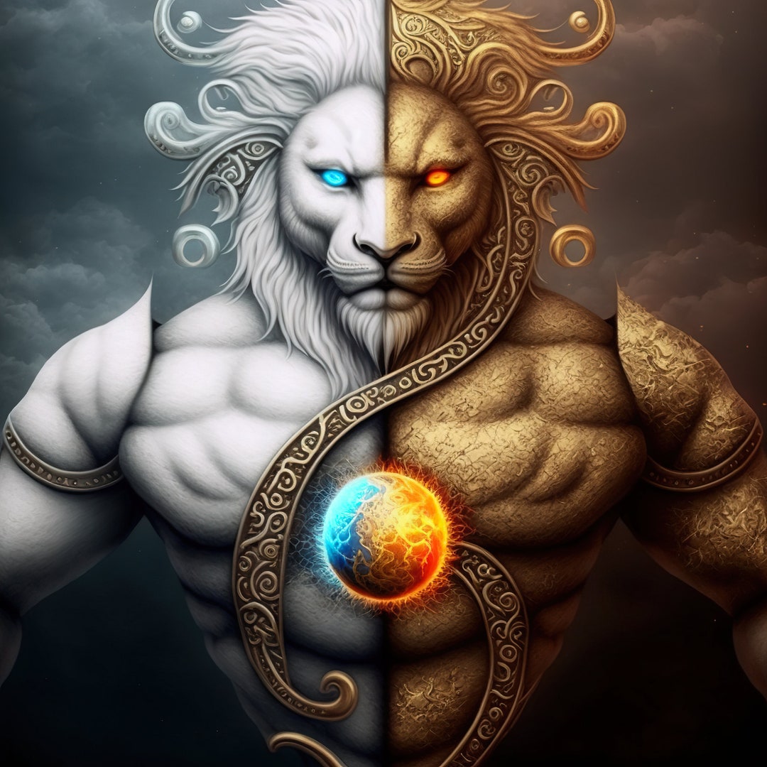 Duality Lion High Resolution Digital Download - Etsy