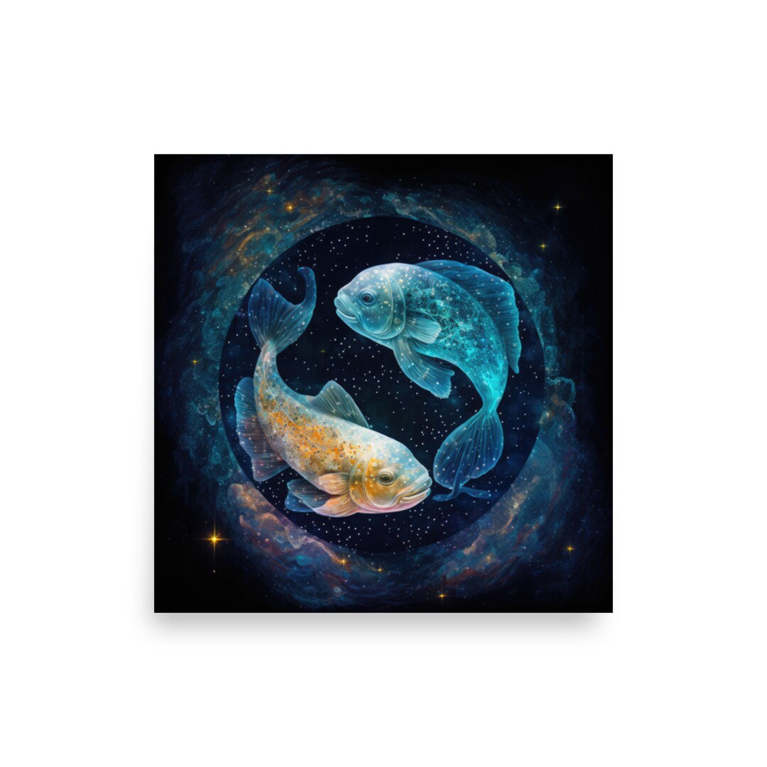 Pisces Print - Etsy
