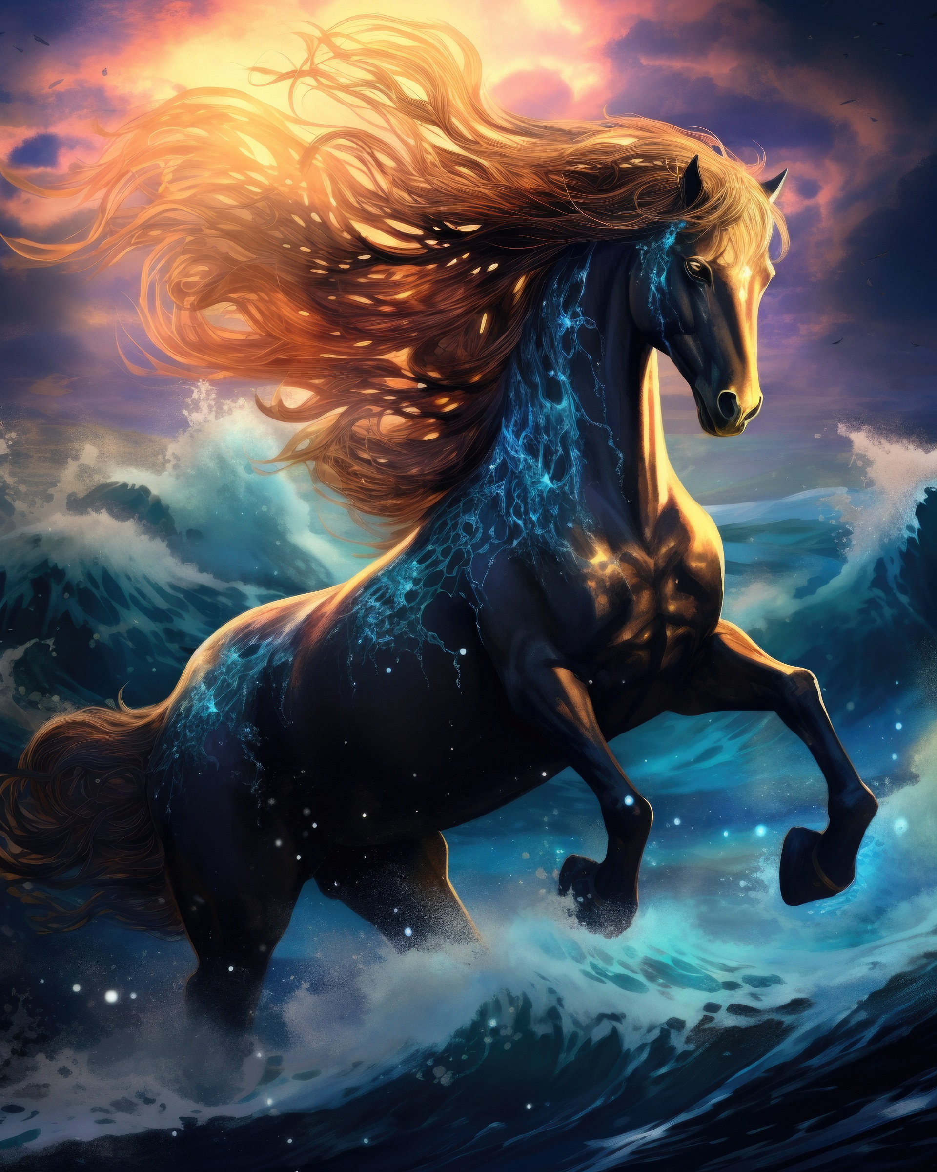 Magic Horse High Resolution Digital Wallpapers - 7 Fantasy Horses Art ...