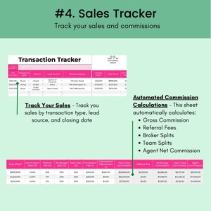 Ultimate Real Estate Agent Sales Tracker | CRM & Transaction Management ...