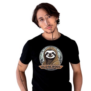 Old School Sloth Design. Jpg / Pdf / Png / Svg / Dxf . for DIY - Etsy