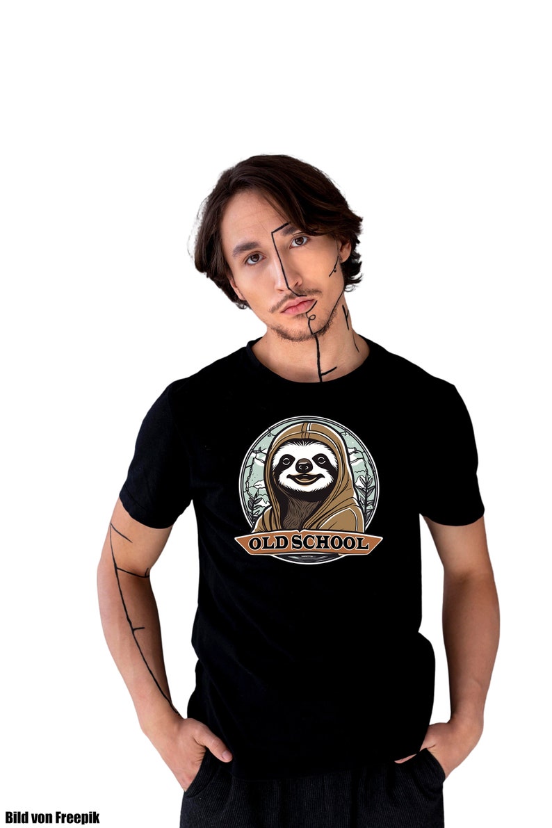 Old School Sloth Design. Jpg / Pdf / Png / Svg / Dxf . for DIY - Etsy