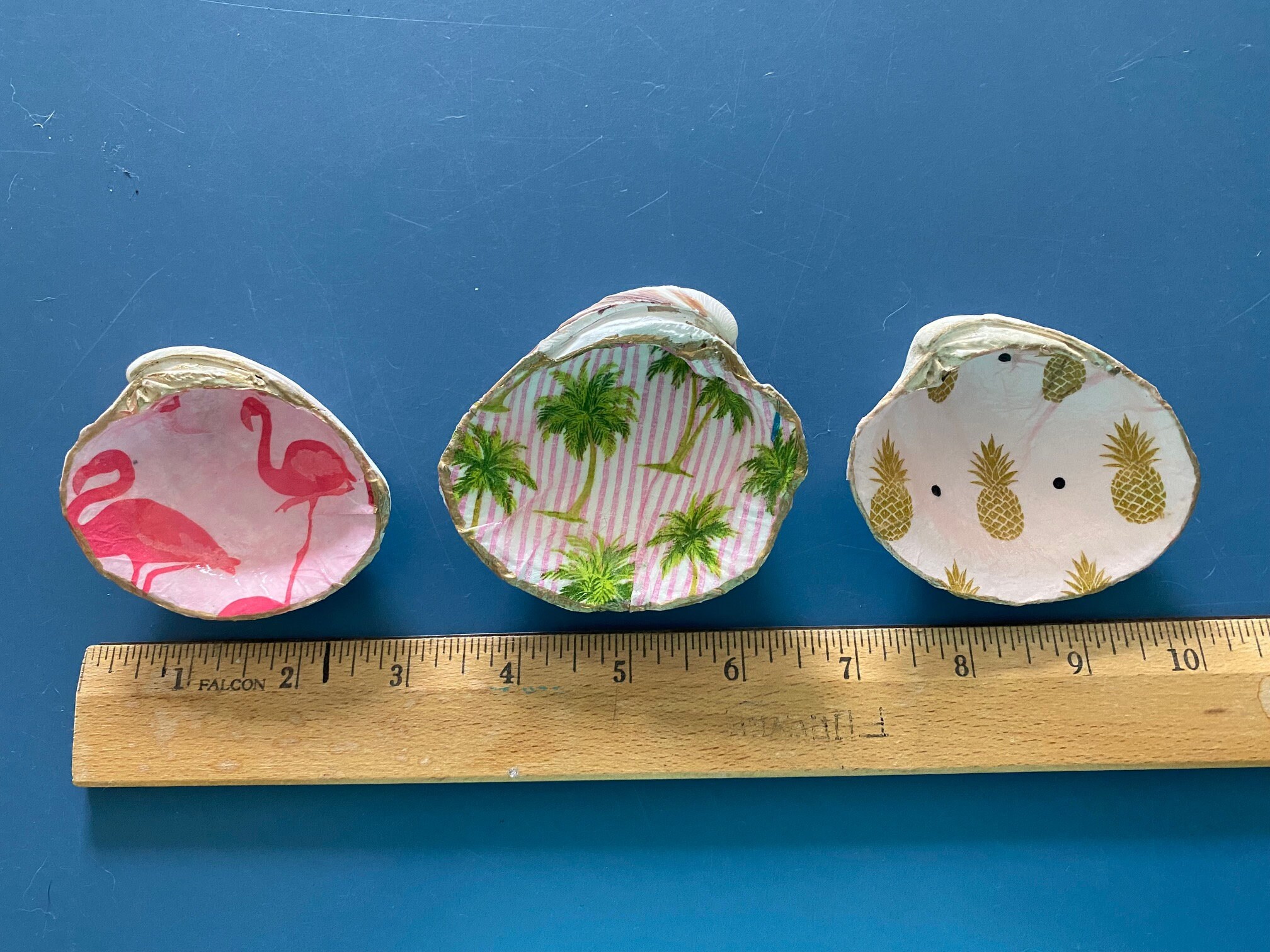 Beachy Decoupaged Shells - Etsy