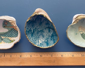 Decoupage Shells Mermaid - Etsy