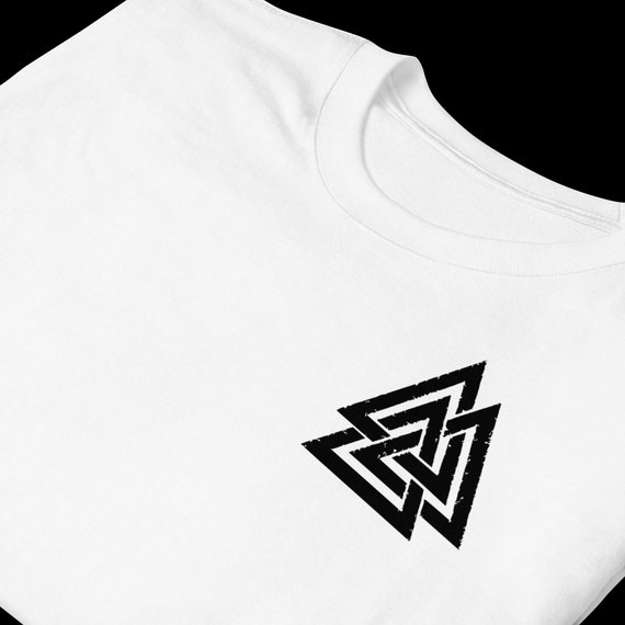 Viking T-shirt Valknut Viking Symbol Short-sleeve Unisex - Etsy