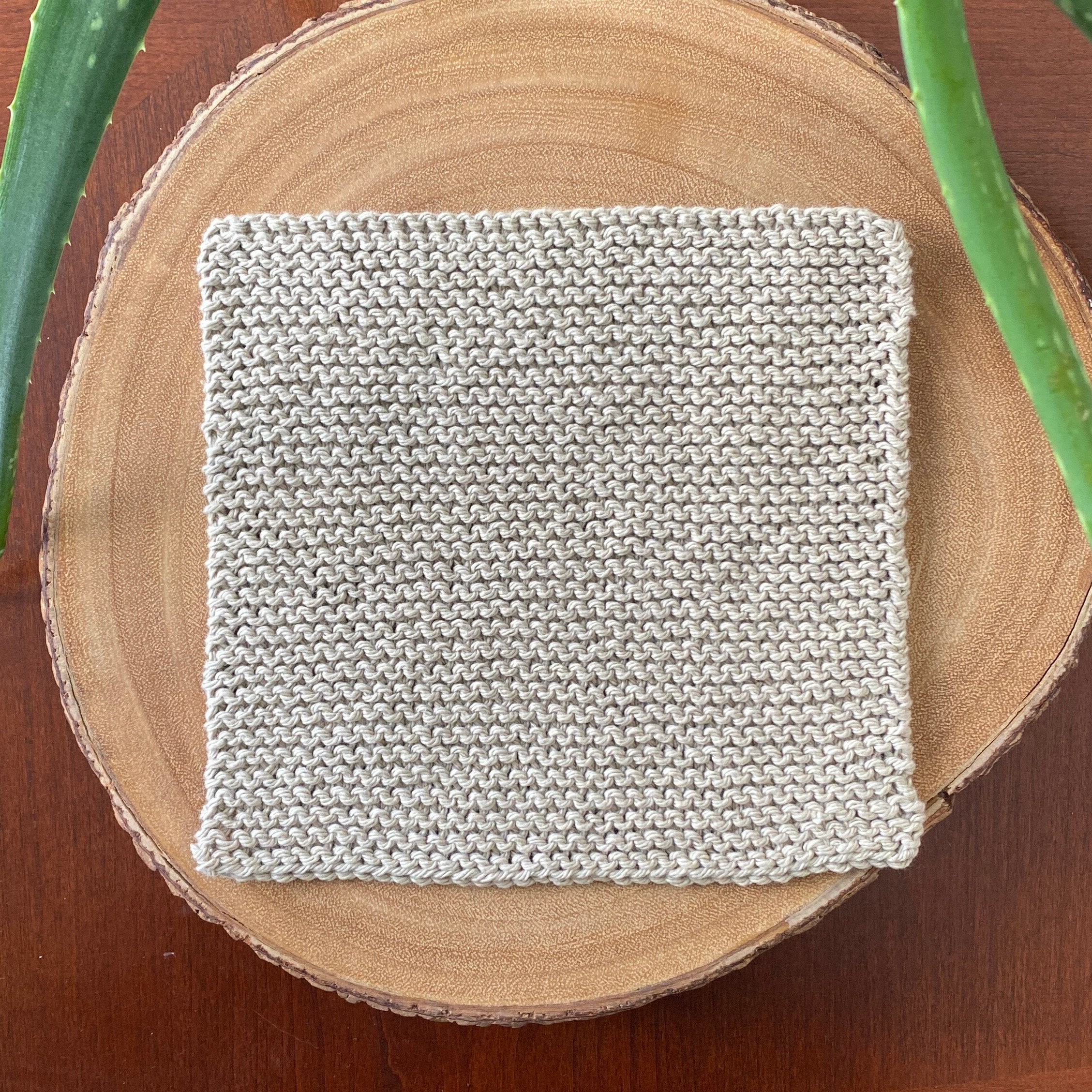 Classic Dishcloth Pattern Pack / Beginning Knitter Kit / Washcloth ...