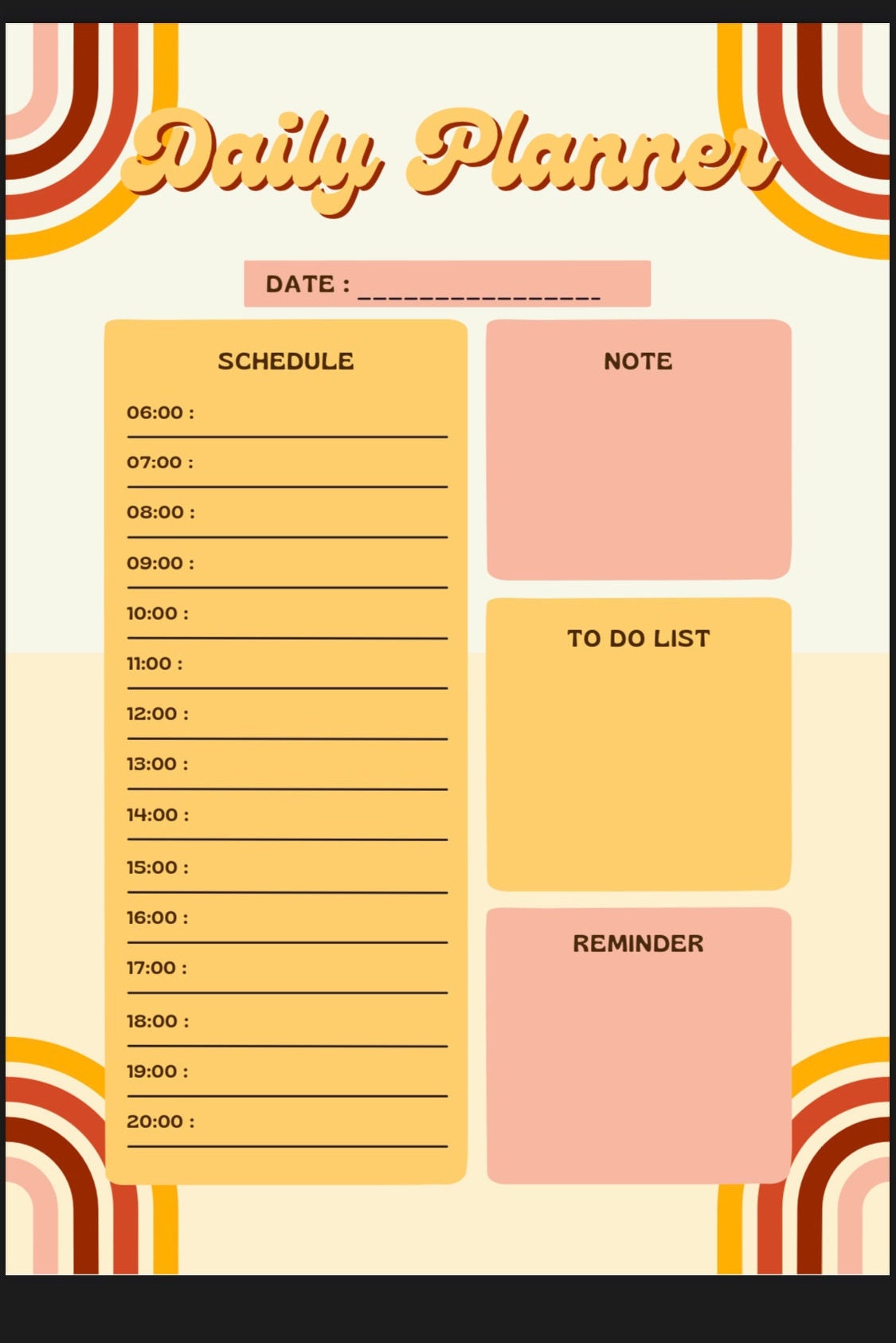 Digital Daily Planner - Etsy