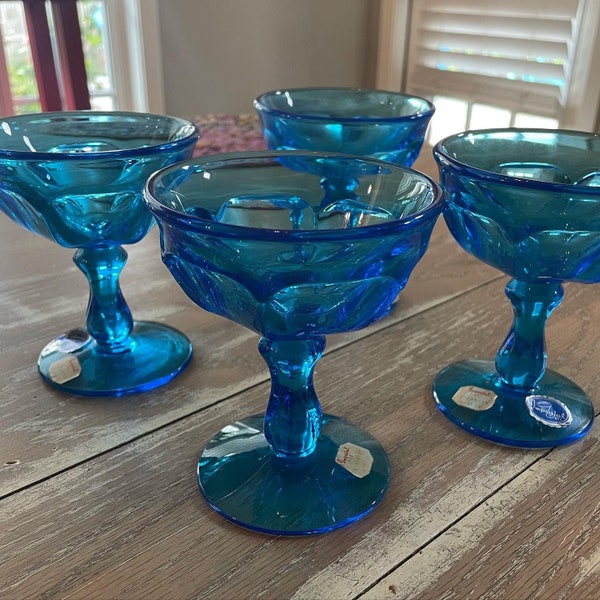 Blue Drinking Goblets - Etsy